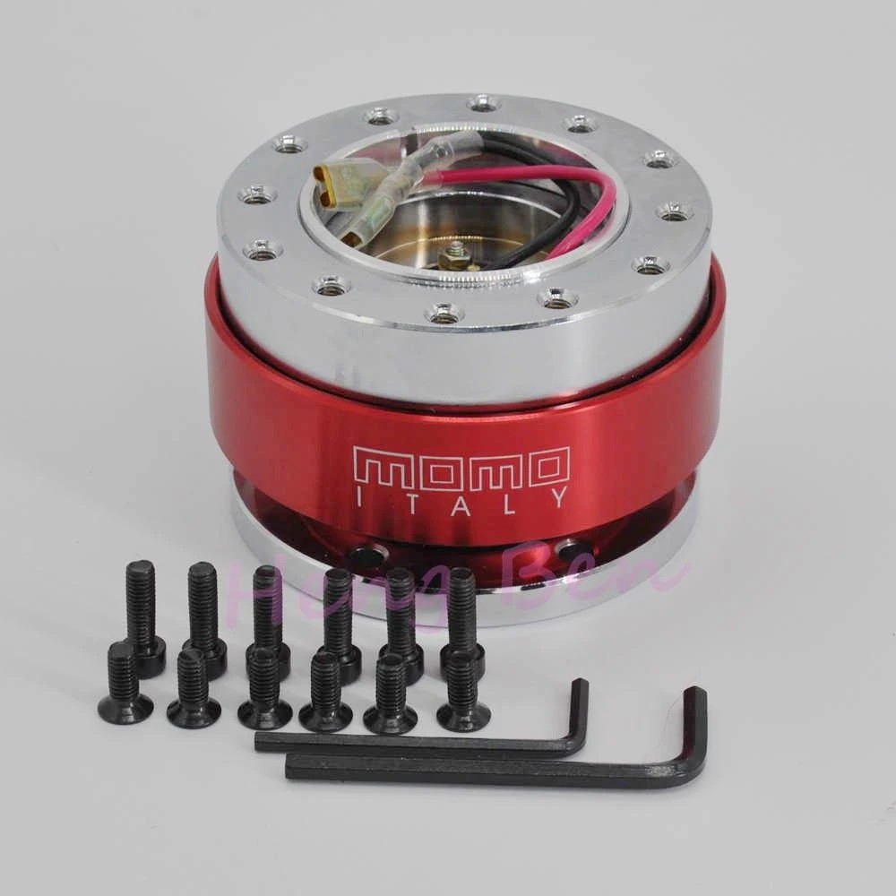 Jual Boskit stir racing M0M0/SPARC0 MERAH Quick release | Shopee Indonesia