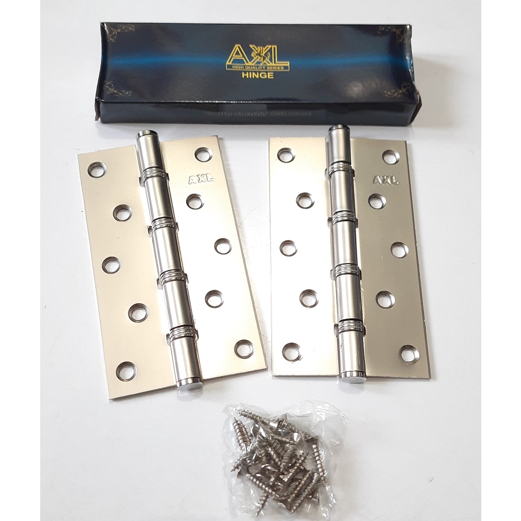 Jual Engsel Pintu Tebal 5inci SN/PUTIH / Engsel Pintu Rumah (H8132 ...