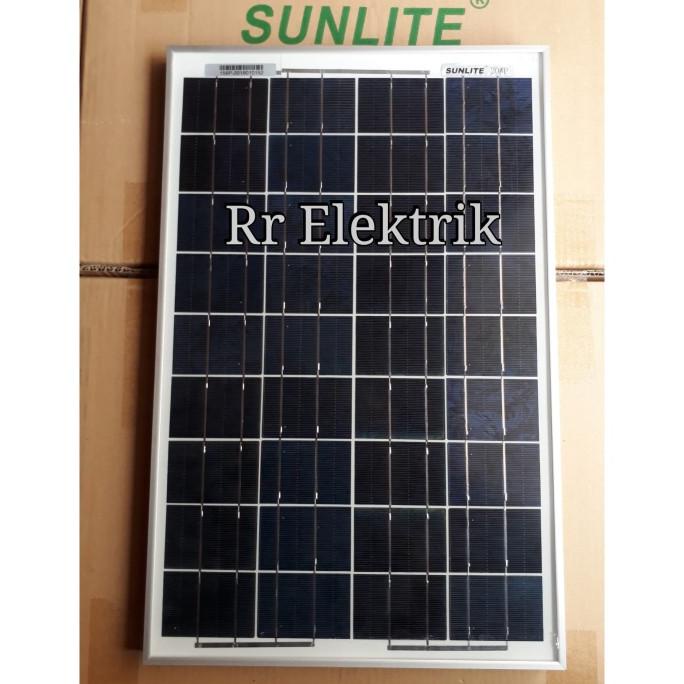Jual Solar Panel / Solar Cell / Panel Surya Sunlite 20wp Poly | Shopee ...