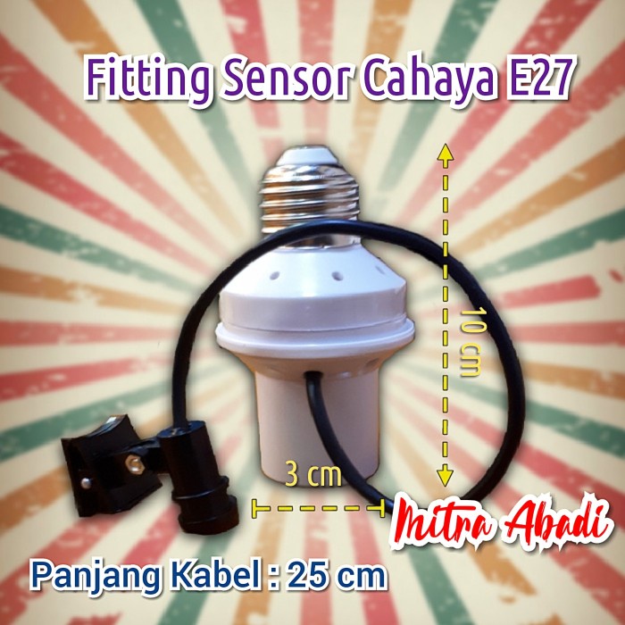 Jual Automatic Light Sensor Fitting / Fitting Sensor Cahaya E27 ...