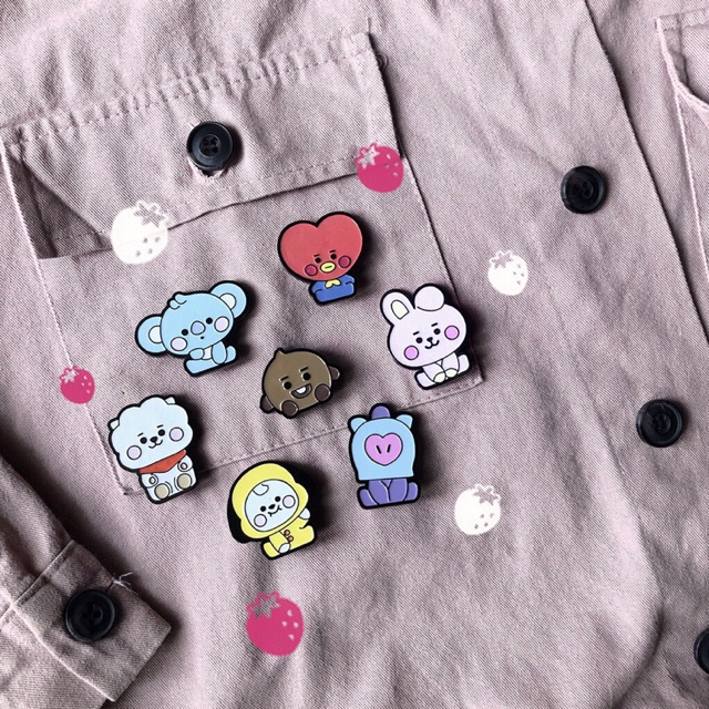 Jual BTS / BT21 - Enamel Pin / Badge (Baby BT21 Edition) | Shopee Indonesia