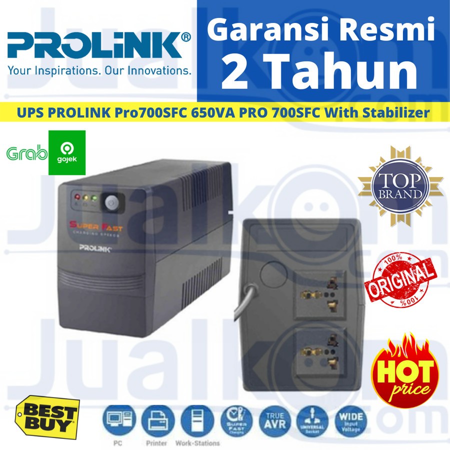 Jual UPS Prolink Pro 700 SFC 650Va | Shopee Indonesia