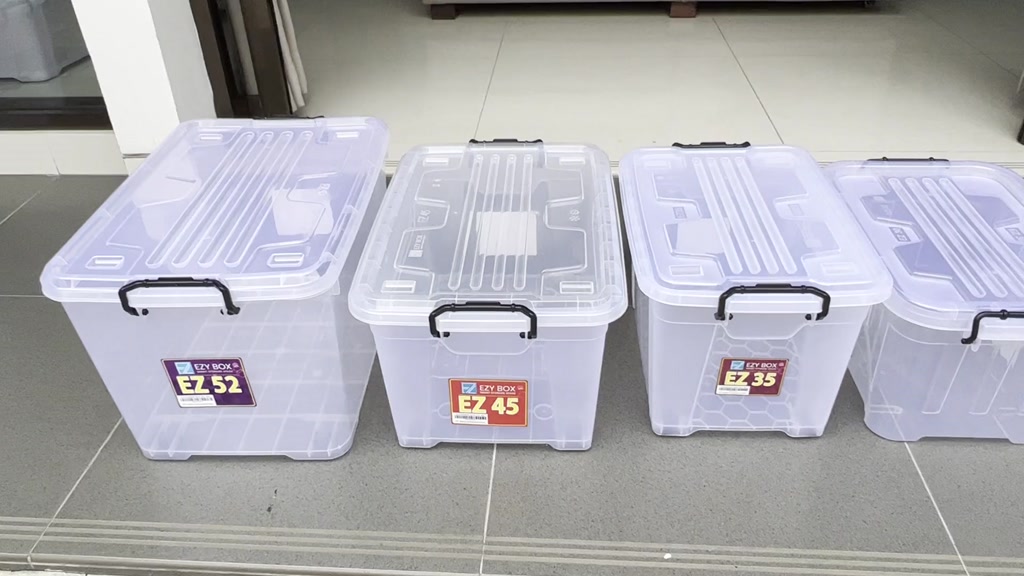 Jual Storage Box Multifungsi Box Container 52 L Transparan | Shopee ...