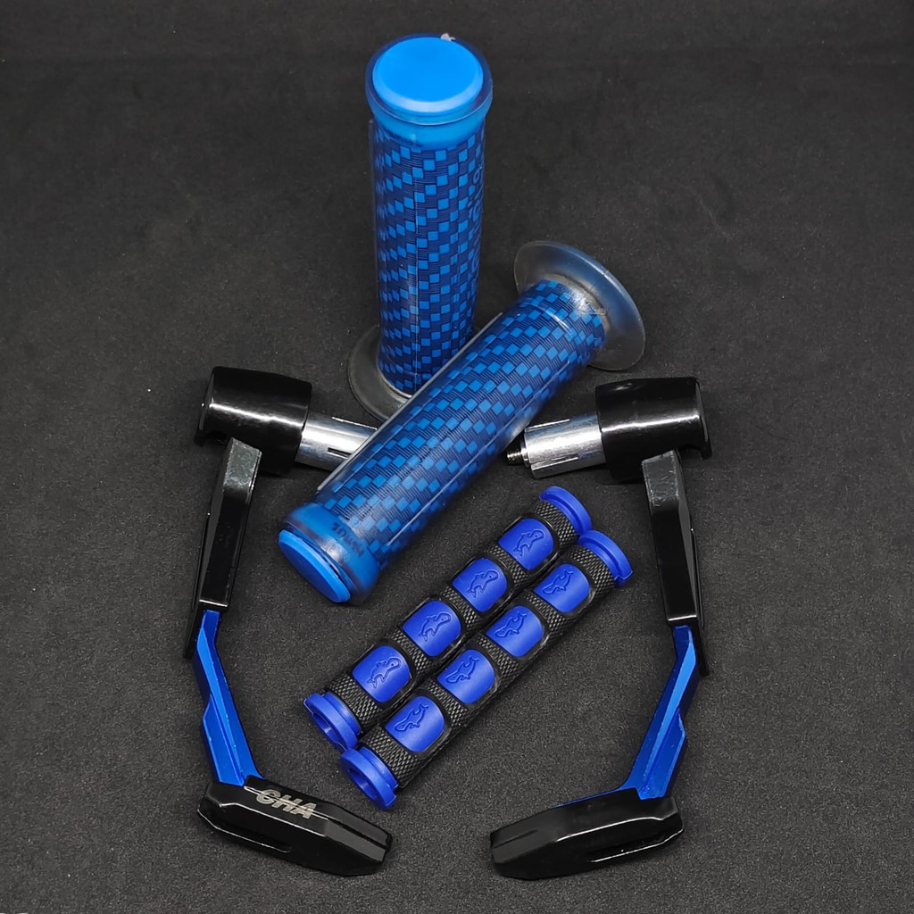 Jual Paket Stang Acc 3in1 Proguard Robot + Grip Carbon + Karet handle ...