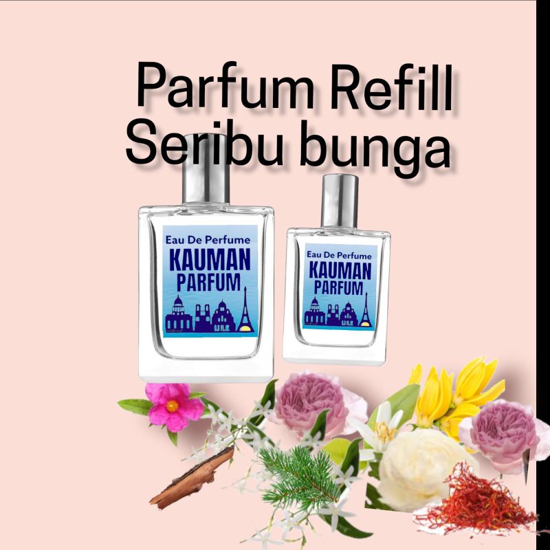 Jual parfum Refill seribu bunga 1000 bunga parfum ibadah aroma bunga ...