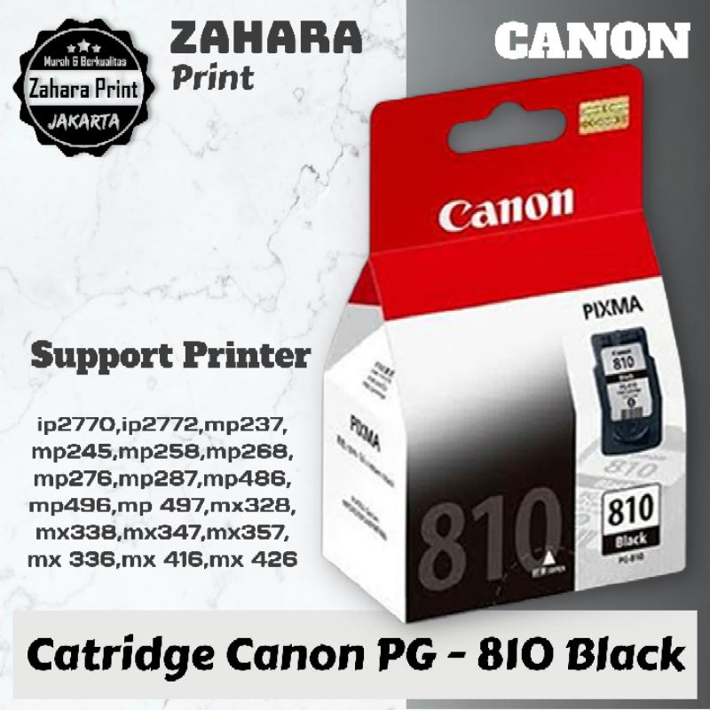 Jual Catridge Printer Canon 810 For IP2770, MP287, MP496, MP497,MP245 ...