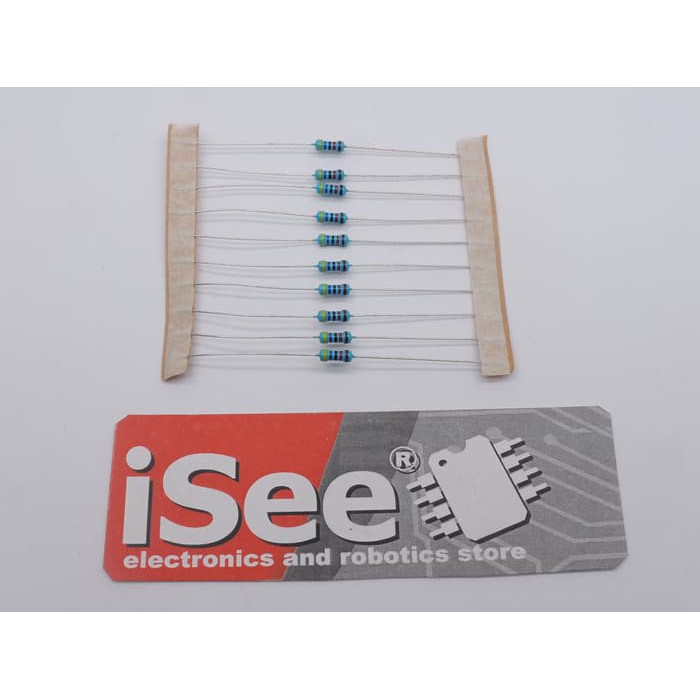 Jual 10 pcs Resistor 51k 51 kilo Ohm 1/4 watt 0.25 metal film 1% ...