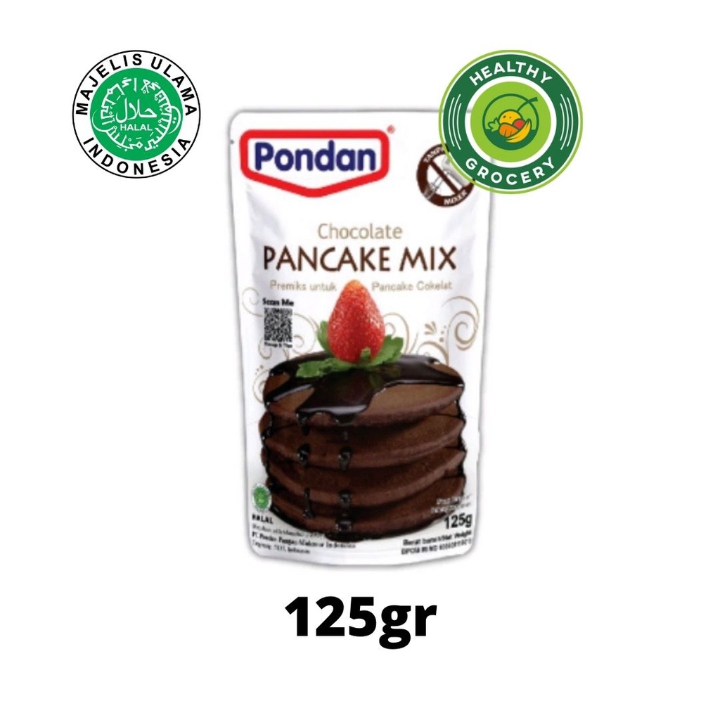 Jual PONDAN Pancake Mix Bahan Kue 125 gr Original / Keju / Coklat ...