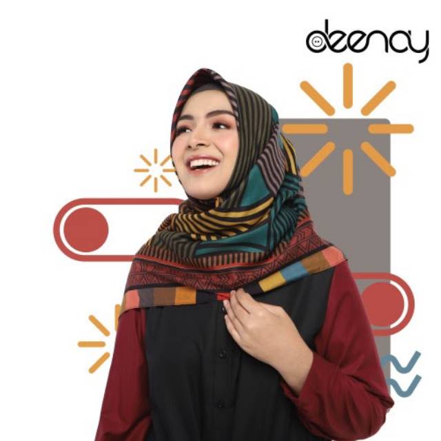 Jual Hijab Deenay Motif Toscajo Jalit Kw Super Voal Premium | Shopee ...