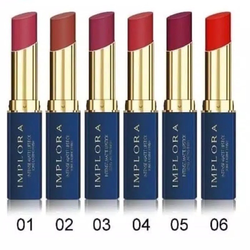 Jual IMPLORA INTENSE MATTE LIPSTICK LONG LASTING FINISH - IMPLORA ...