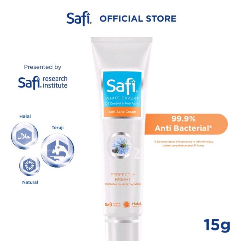 Jual Safi White Expert Oil Control & Anti Acne Cream 15gr | Shopee ...