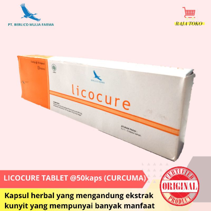 Jual licocure kapsul (ekstrak kunyit) | Shopee Indonesia
