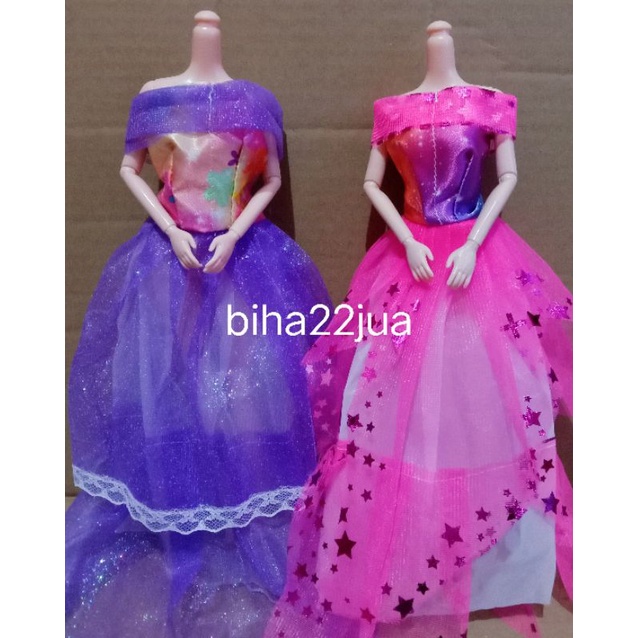 Jual biha22jua/BAJU BONEKA MODEL DRESS PENGANTIN/DRESS PESTA | Shopee ...
