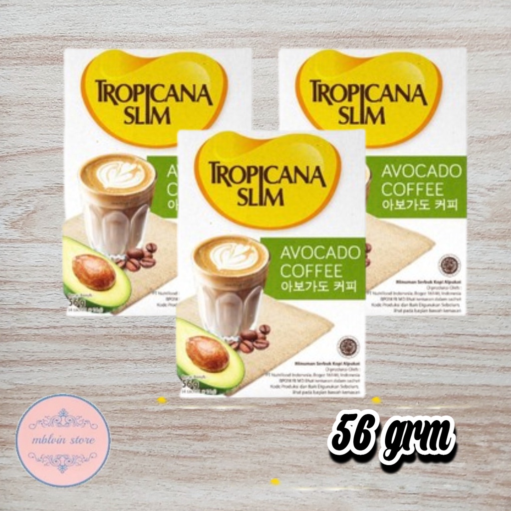 Jual Tropicana Slim avocado coffe isi 4 sachet | Shopee Indonesia