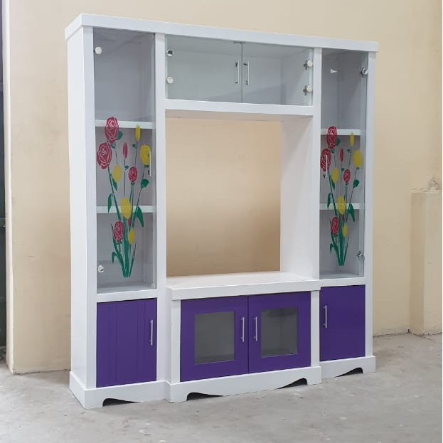 Jual Rak Tv Bupet Tv Panther Kaca Sablon | Shopee Indonesia