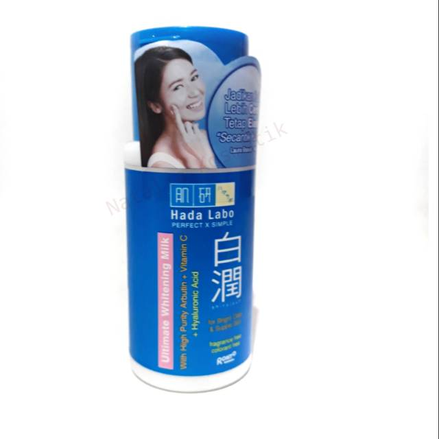 Jual Hada Labo Shirojyun Ultimate Whitening Milk 100 ml - Biru Strip ...