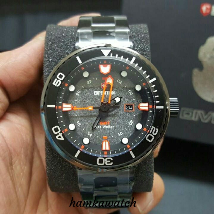 Jual jam tangan / Watch_Id pria expedition original e6727 diver black ...