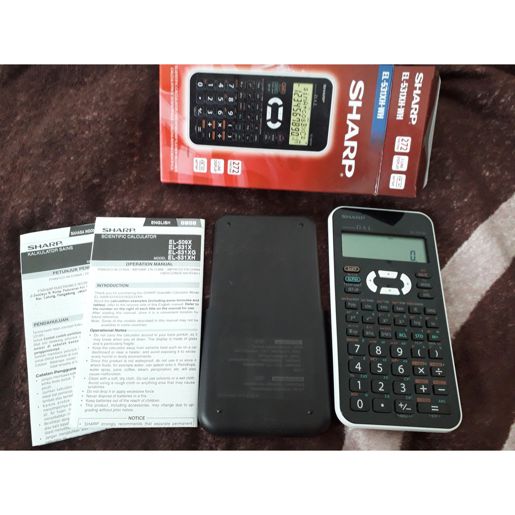 Jual [SHARP] scientific calculator EL-531XH-WH (original second ...