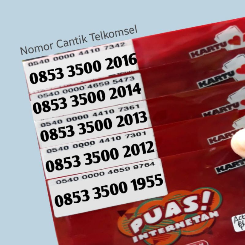 Jual NOMOR CANTIK TELKOMSEL KARTU AS TAHUN RATUSAN RAPI Bukan RIBUAN TRIPLE KWARTET PANCA HEXA ...