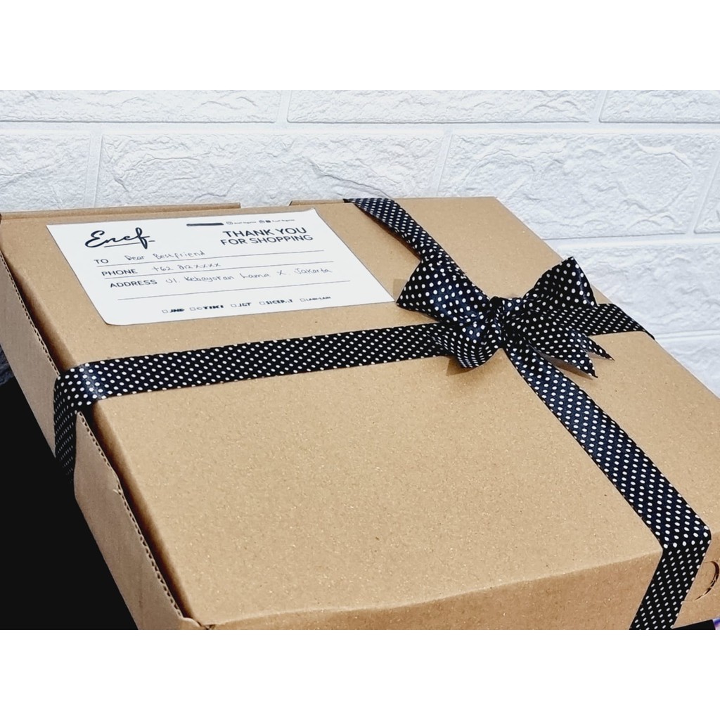 Jual Gift / hampers set (mailer box, sticker, wrapping paper, kartu ...