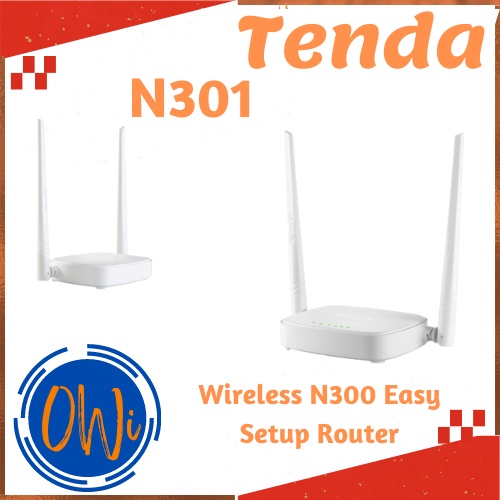 Jual Tenda N301 Wireless N300 Easy Setup Router | Shopee Indonesia