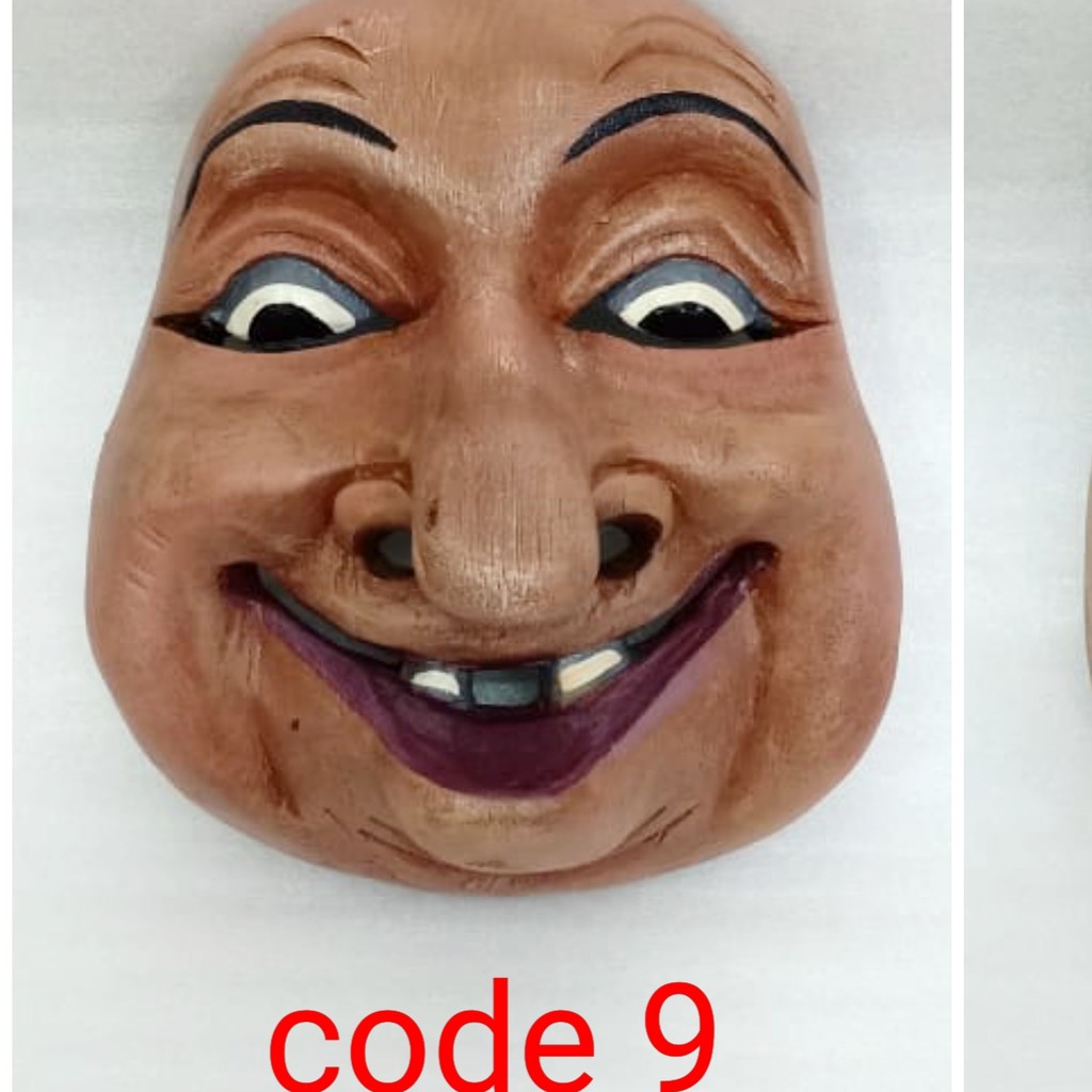 Jual Topeng Kayu Karakter berbagai ekspresi | Shopee Indonesia