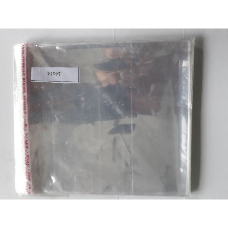 Jual Plastik OPP Seal Ukuran 14x14 100 Lembar / Plastik OPP Lem Ukuran ...