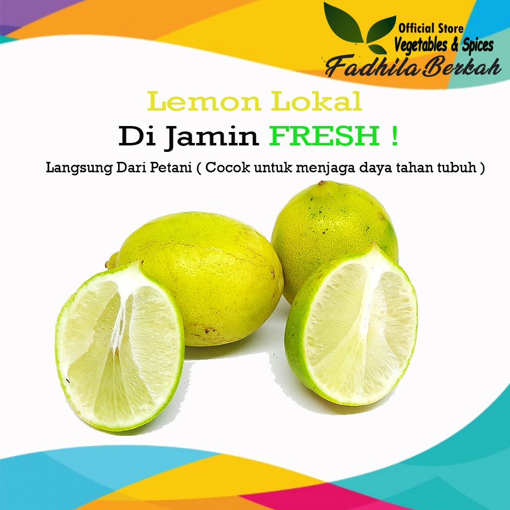 Jual Jeruk lemon 500 gr atau 1000gr | Lemon lokal| Lemon segar| Lemon ...
