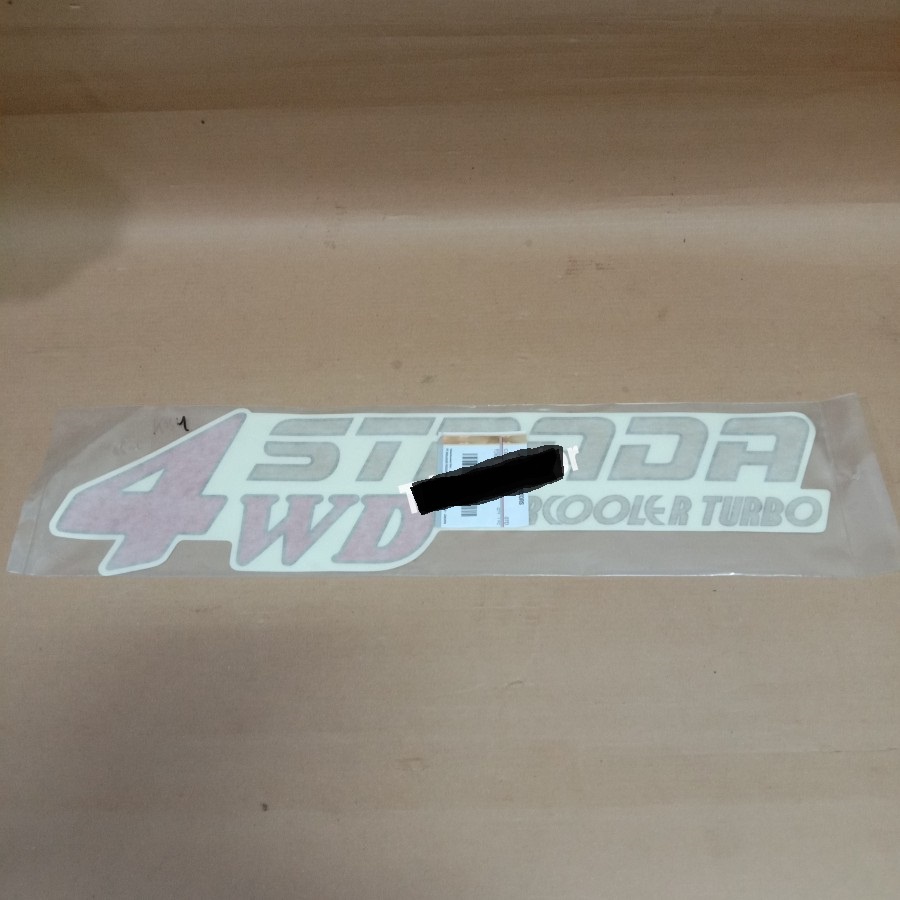 Jual stiker 4wd strada intercooler turbo asli original | Shopee Indonesia