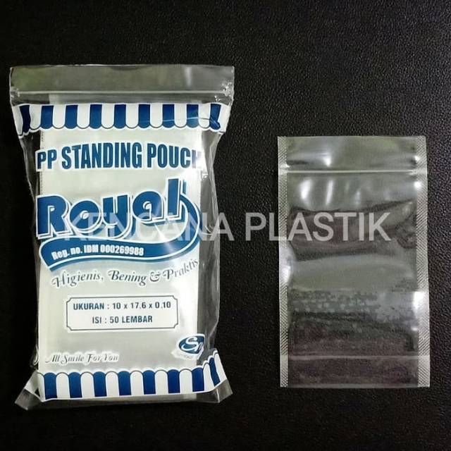 Jual Plastik Klip Ziplock Standing Pouch / Plastik Pudot 10 x 17 ...