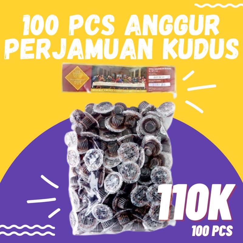 Jual Anggur Perjamuan Kudus isi 100 pcs (ROSGUNG SACRAMENTAL DRINK ...