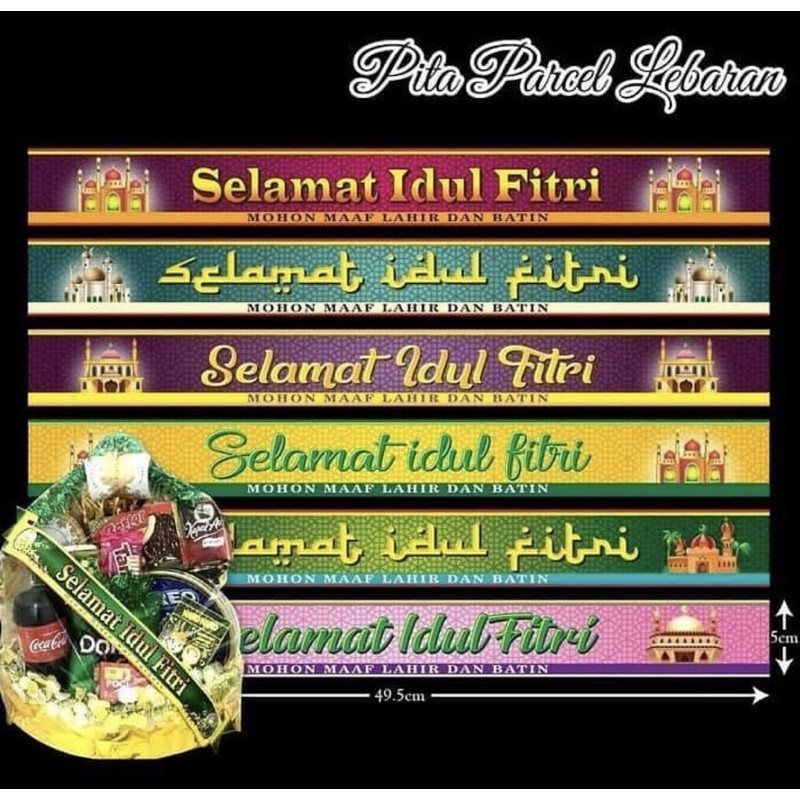 Jual PITA PARCEL LEBARAN IDUL FITRI 1pak isi 50pcs (1 warna) | Shopee ...