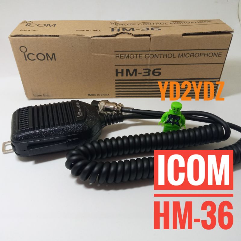 Jual hm36 handmic microphone mic icom hm-36 ic-718 ic-229 ic718 ic228h ic229 707 extramic bulat ...