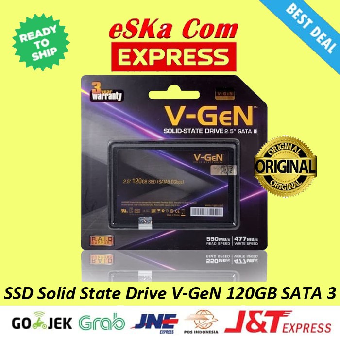 Jual SSD Solid State Drive V-GeN 128GB SATA 3 - SSD VGEN | Shopee Indonesia