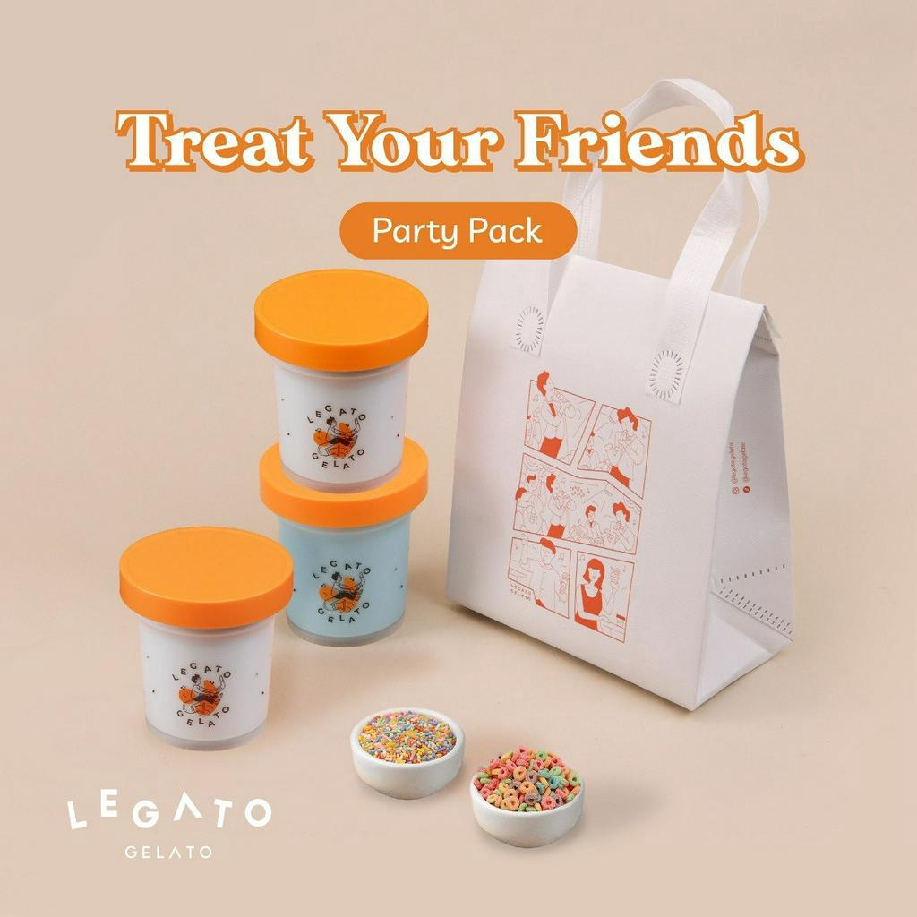 Jual LEGATO GELATO - Treat Your Friends Pint 500 mL Ice Cream Gelato ...