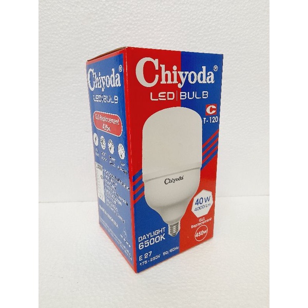 Jual LAMPU LED CHIYODA T-120 40 WAT PUTIH | Shopee Indonesia