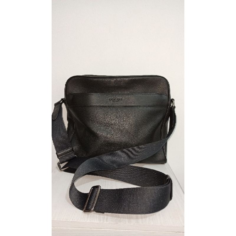 Jual Coach Camera Bag Men Messenger PVC Black | Shopee Indonesia