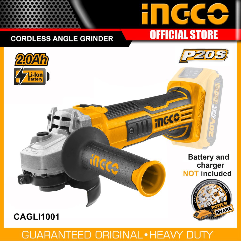 Jual MESIN GERINDA CORDLESS 20V INGCO / GRINDA / GRENDA TANGAN ...