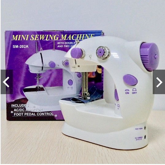 Jual MINI SEWING MACHINE SM-202A mesin jahit mini portable | Shopee ...