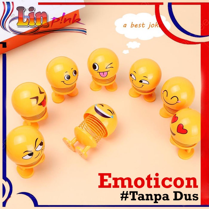 Jual LP ( CUCI GUDANG ) Emoticon Smile Dashboard Mobil - Boneka Per ...