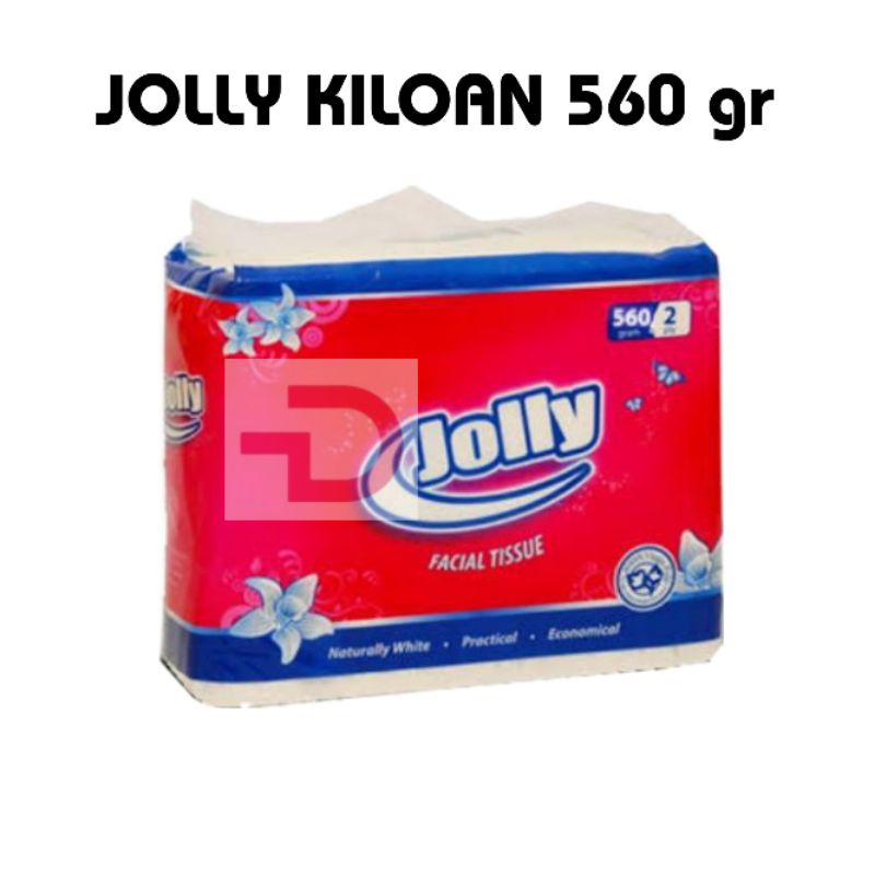Jual Tissue JOLLY 560 gr 2ply Facial tissue kiloan Tisu wajah | Shopee ...