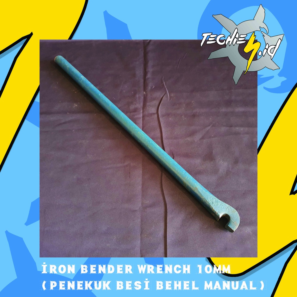 Jual Iron Bender Wrench 10mm (Kunci Penekuk Besi Behel / Beton Manual ...