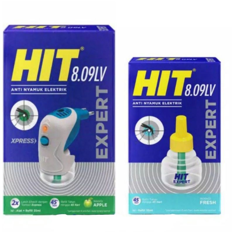 Jual Hit Expert Obat Nyamuk Elektrik Alat + Refill (kemasan baru ...