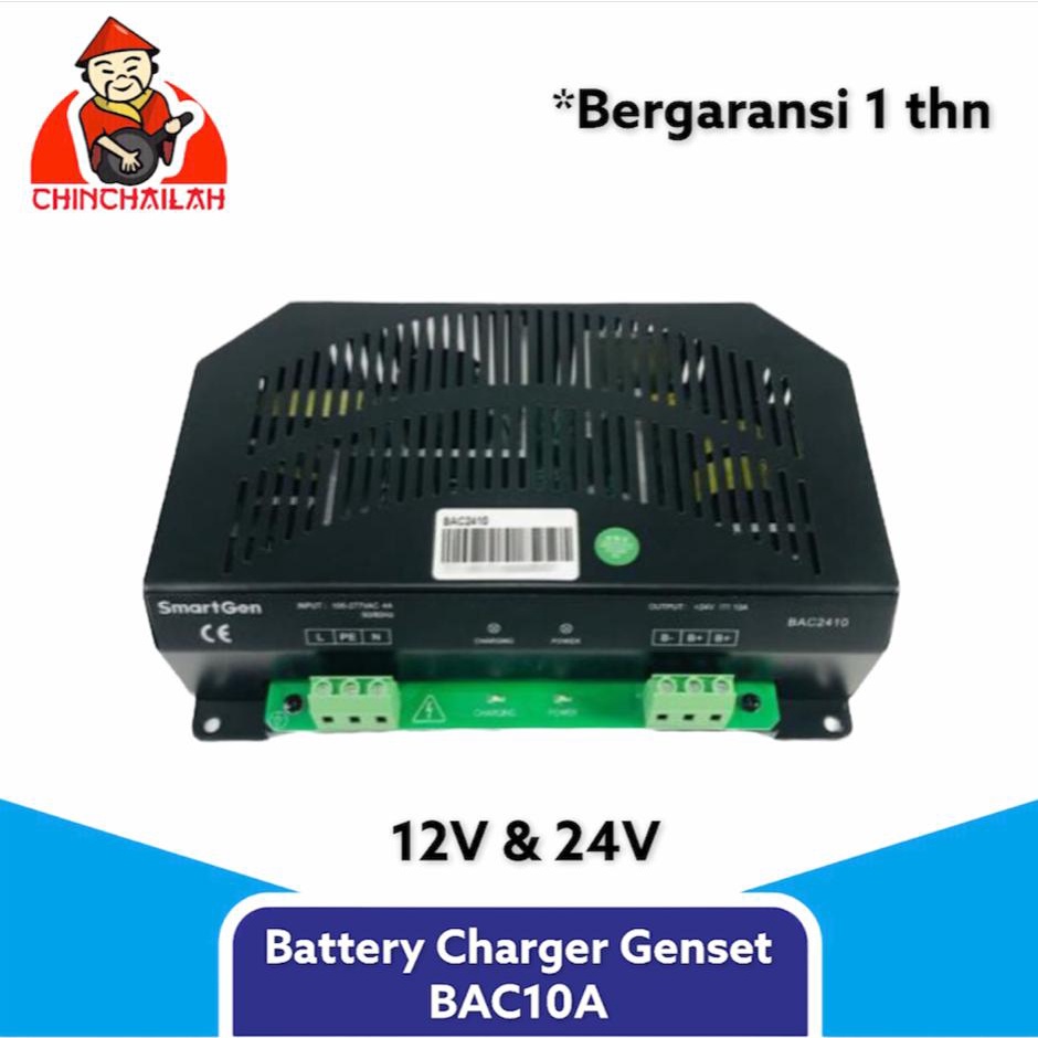 Jual Battery Charger Genset BAC10A / BAC 10A 12V / 24V | Shopee Indonesia