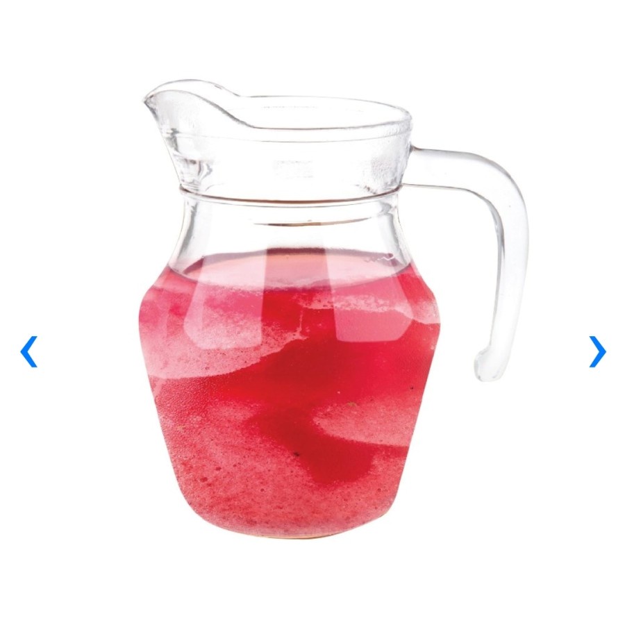 Jual Krischef Teko Minum / Jug / Pitcher, kaca bening, 500 ml | Shopee ...