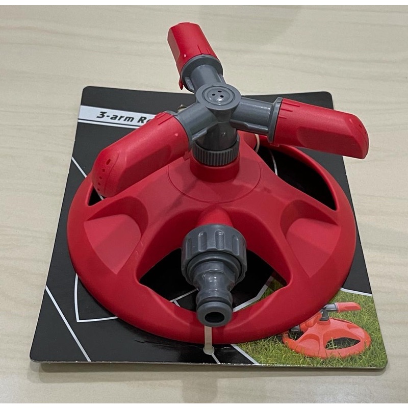 Jual 3arah SOLIGEN merah sprinkler cabang 3 taman sprinkel putar 3 arah ...