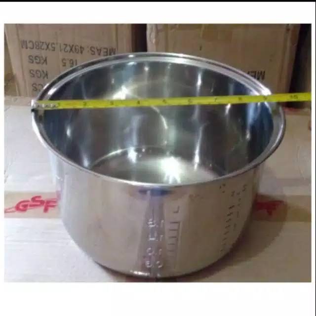 Jual Panci Magic Com Rice Cooker Cosmos Stainless Stell 1,8 liter 2 ...