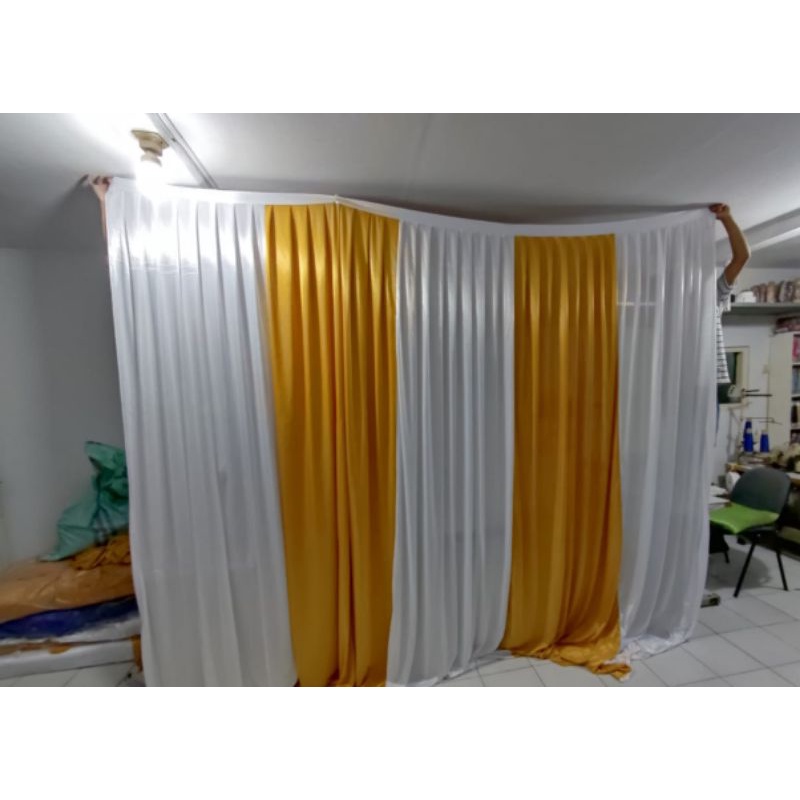 Jual BACKGROUND Tenda / Background Wedding / BACKDROP WEDDING Ukuran 2. ...