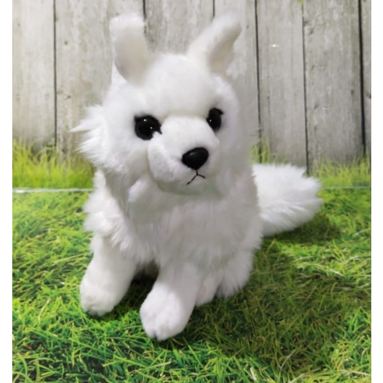 Jual Boneka Srigala Putih/white fox | Shopee Indonesia