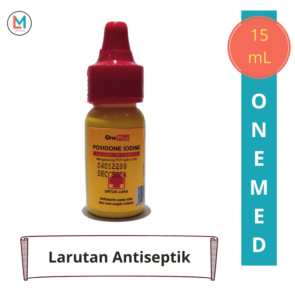 Jual Povidone Iodine One Med 15 mL/30 mL/60 mL | Larutan Obat ...